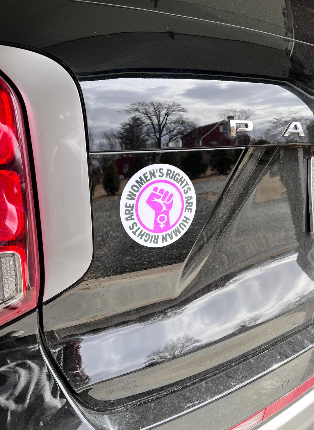 Women's Rights Are Human Rights Car Magnet, Car Decal, Democrat, Bumper ...