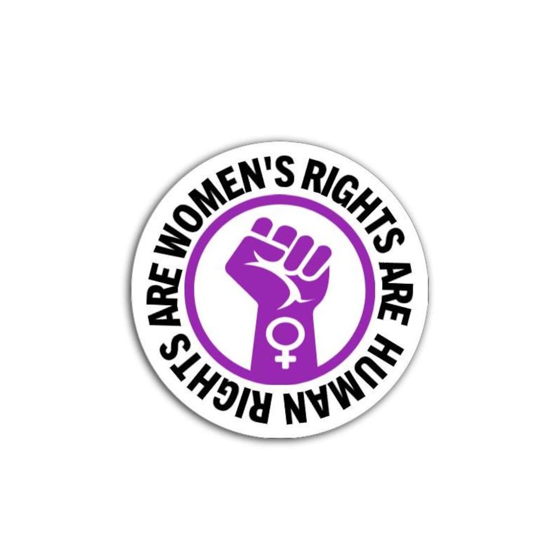 Women's Rights Purple Fist Sticker Pack, Magnet, or Vinyl Decal | Anti ...