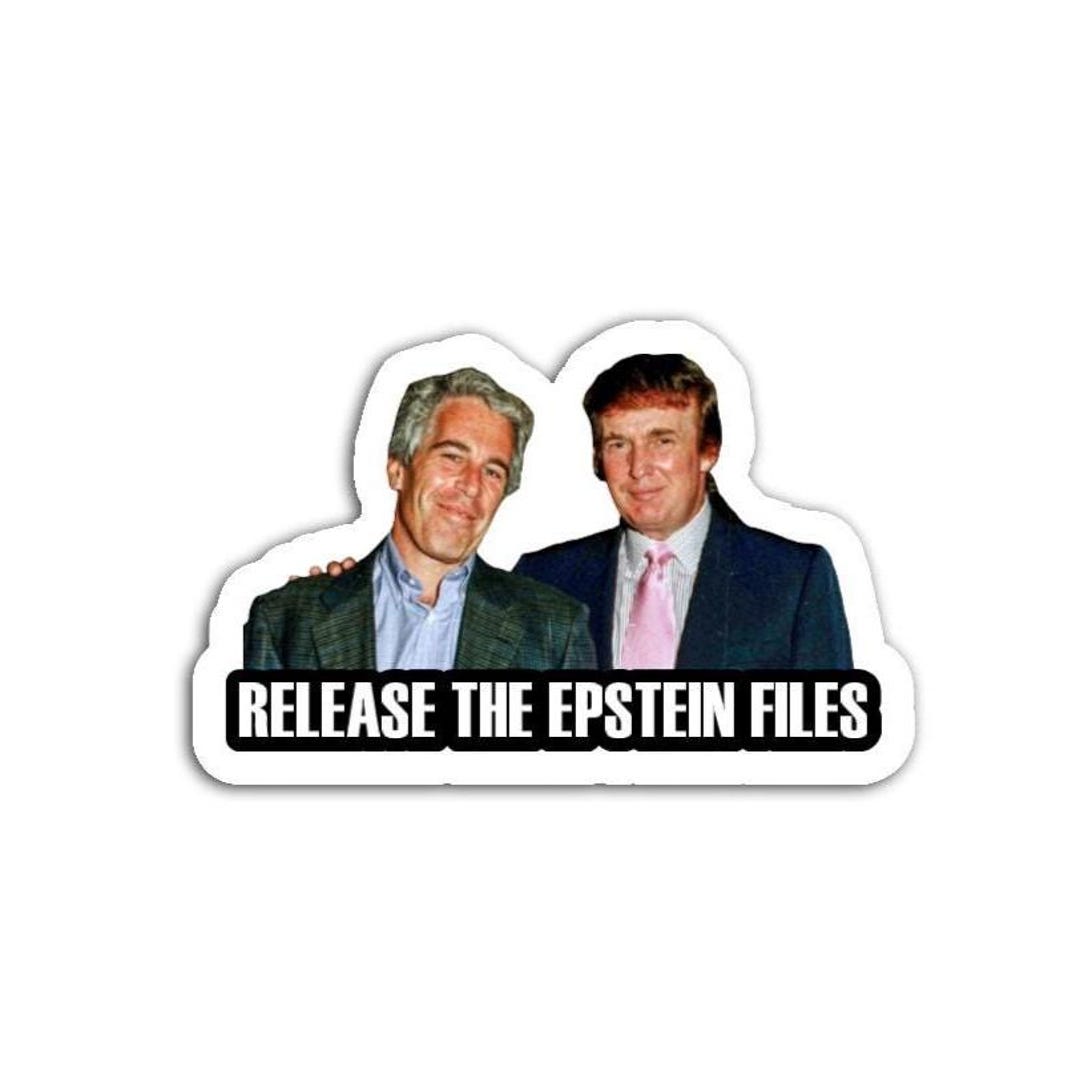 Release the Epstein Files Vinyl Decal or Magnet | Political Protest ...