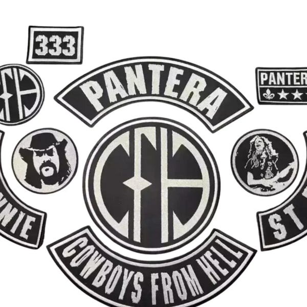 Metal Patches Pantera - Etsy UK