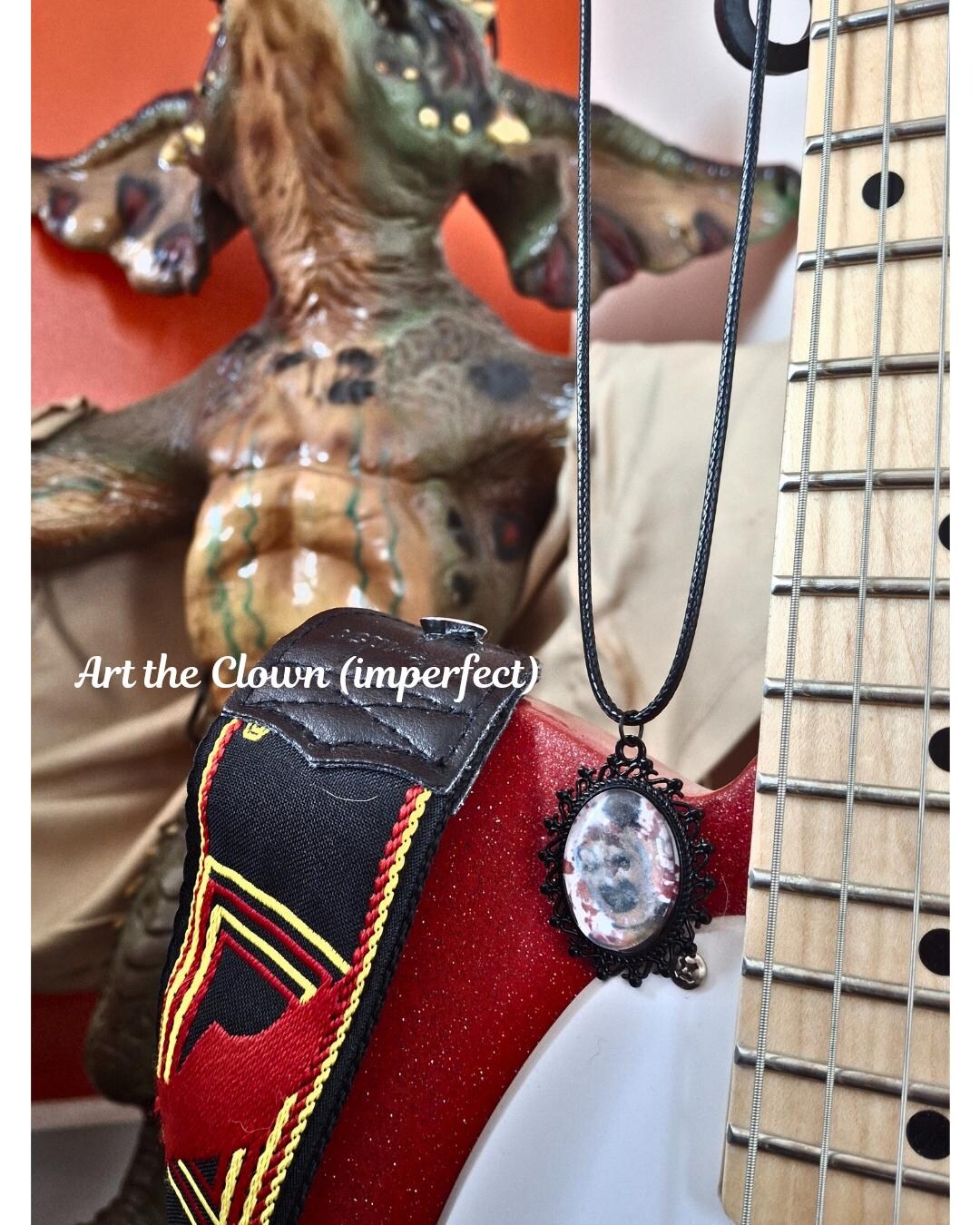 Art the Clown Imperfect Horror Cameo Necklace - Etsy