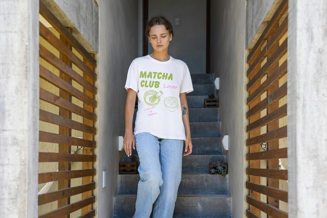 Matcha Club Vintage T-shirt, Green Tea Lover Tee, Japanese Tea Ceremony ...