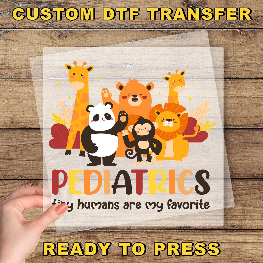 Pediatrics Tiny Human DTF Transfer, Pediatrics Animals DTF, Pediatric ...