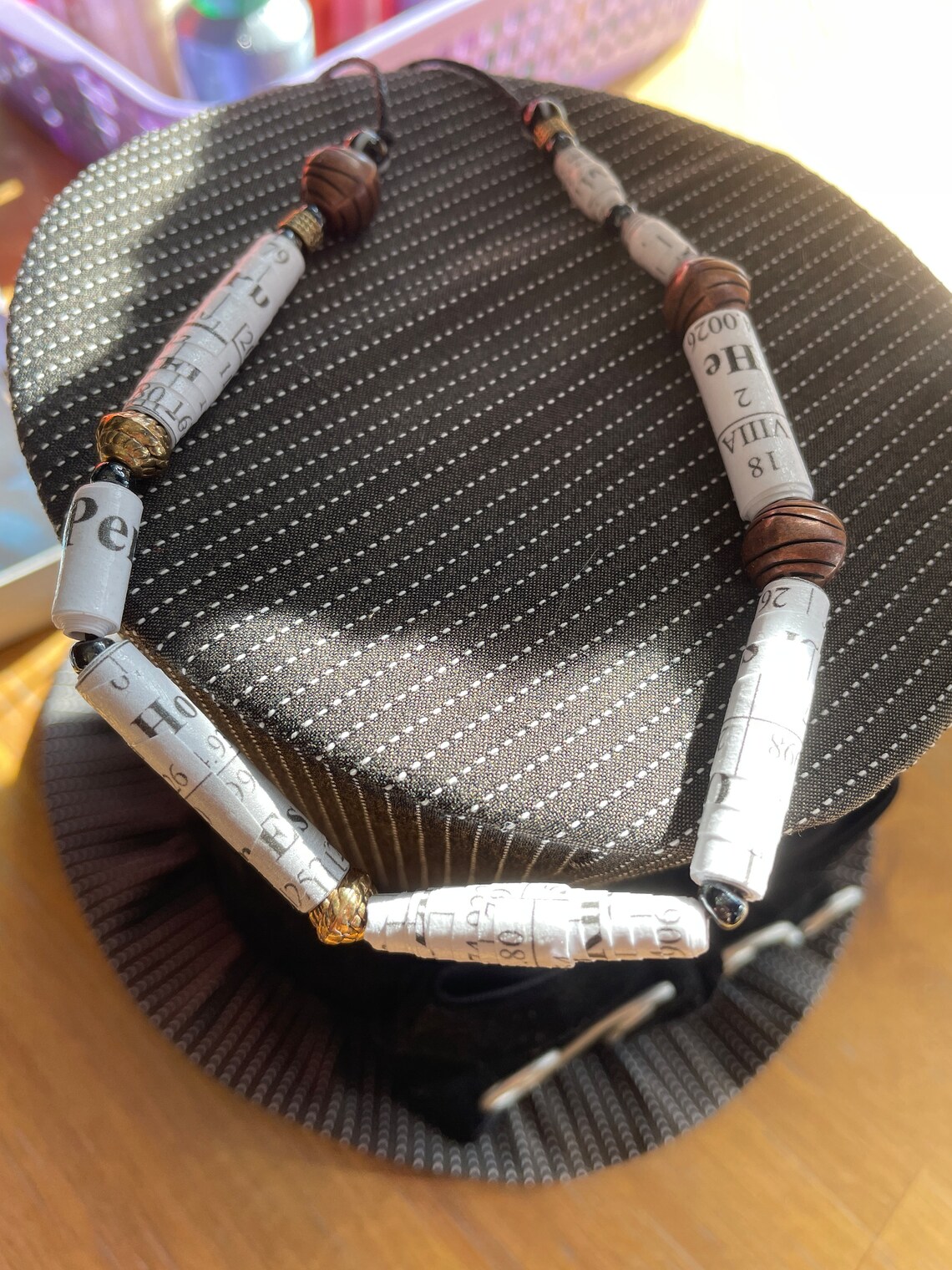Periodic Table Bead Necklace, Table of the Elements Jewelry, Science ...