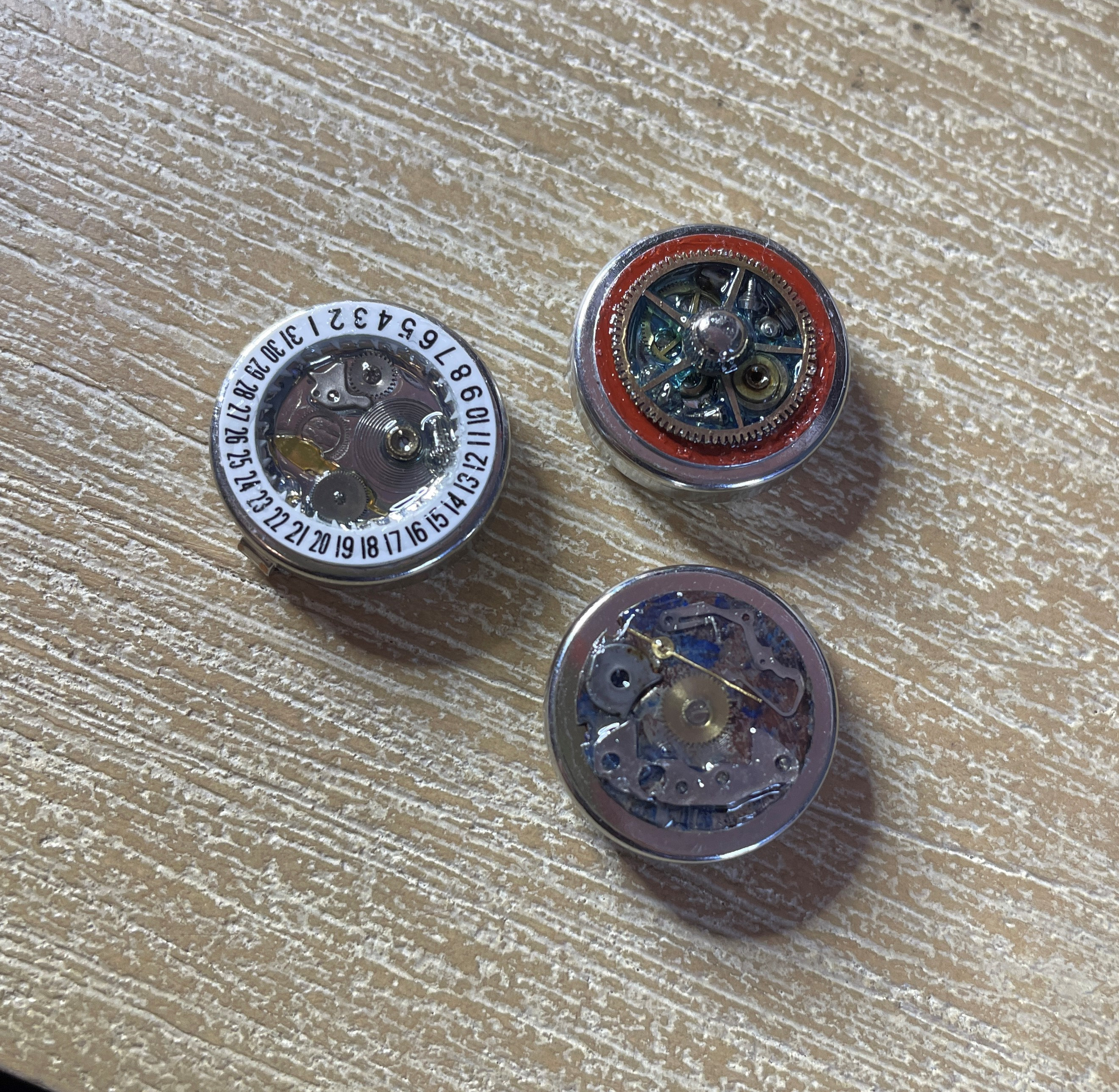 Steampunk Button Covers, Timepiece Button Covers, Gear Buttons ...