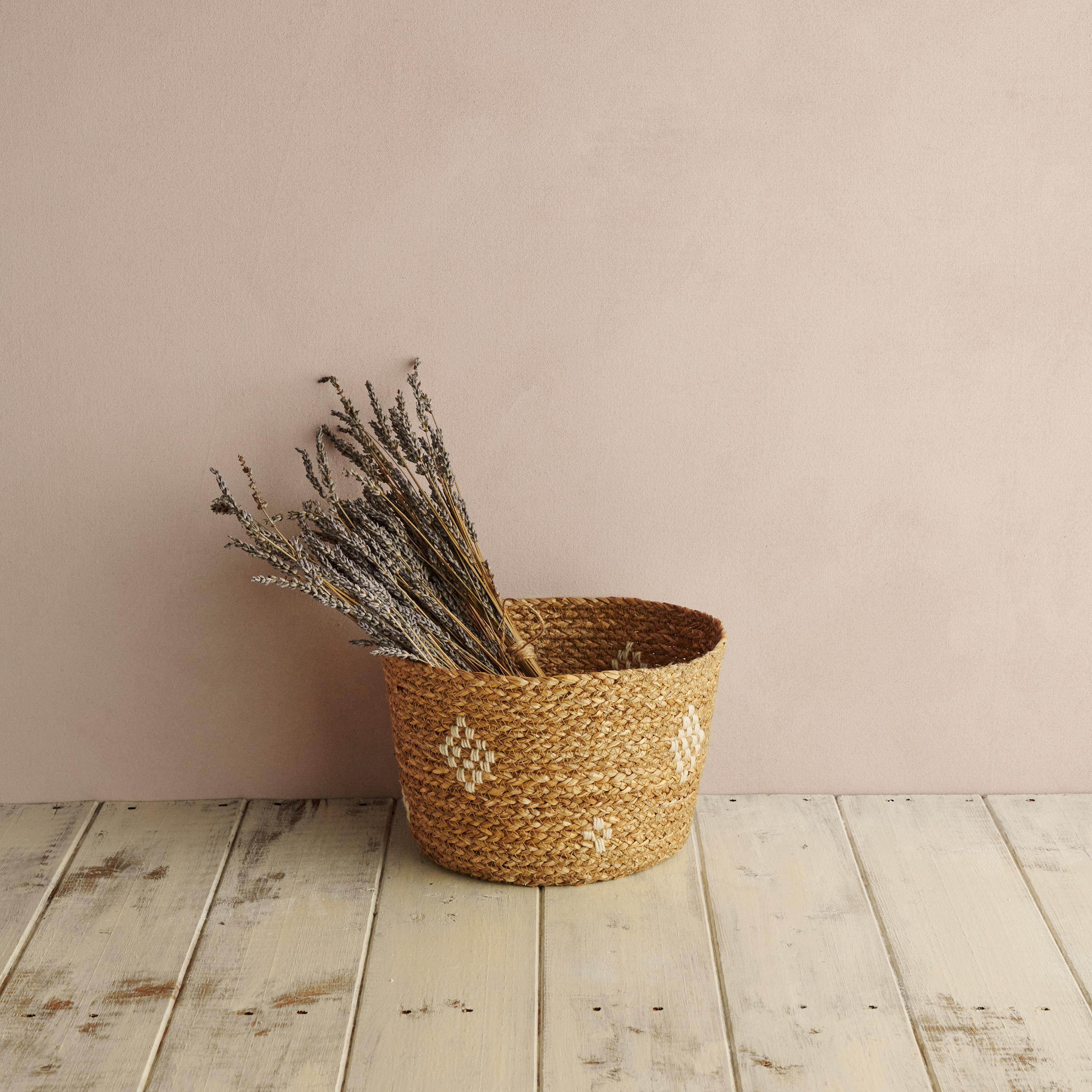 Organic Jute and Mela Grass Handmade Basket - Etsy