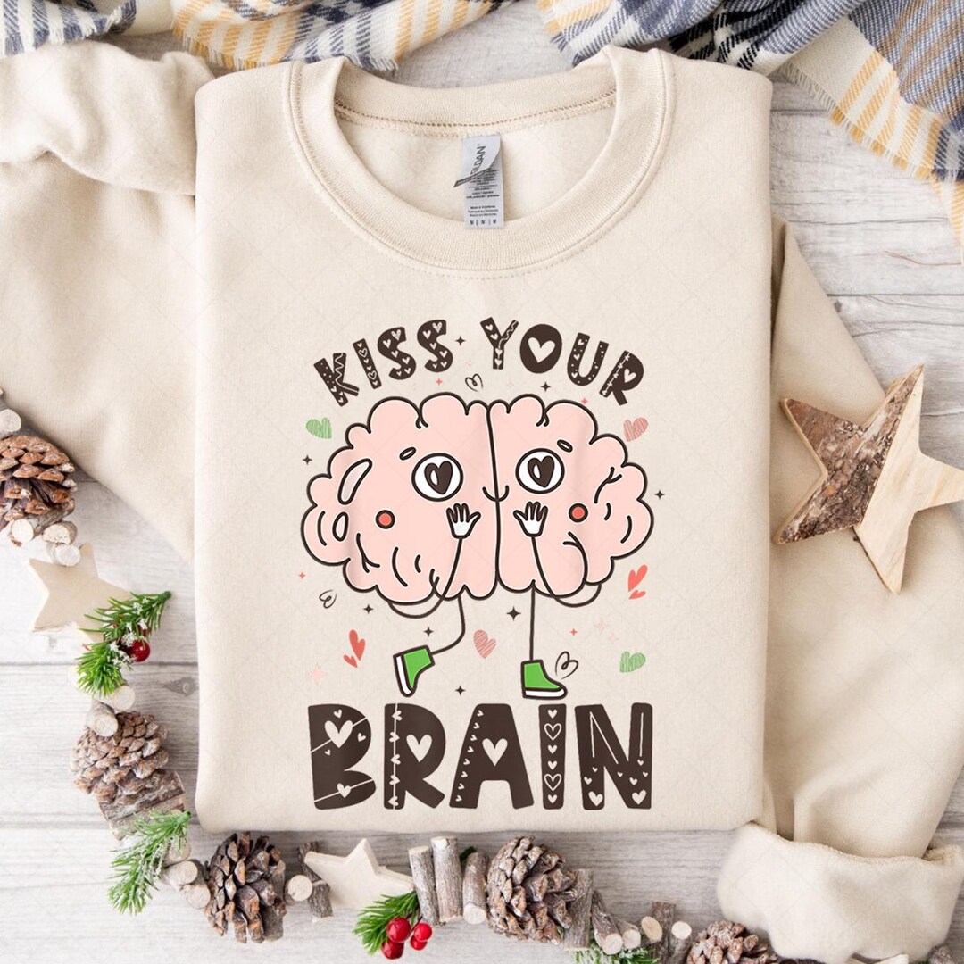 Kiss Your Brain Test Day Teacher Student Squad Png, Kiss Your Brain Png ...
