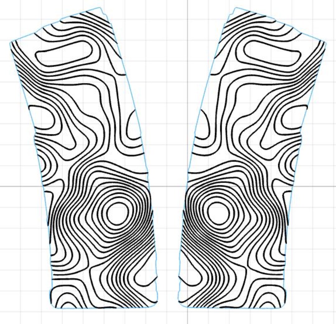 Topography Camo PMAG Wrap | Fiber Laser Engraving File | Tactical AR-15 ...