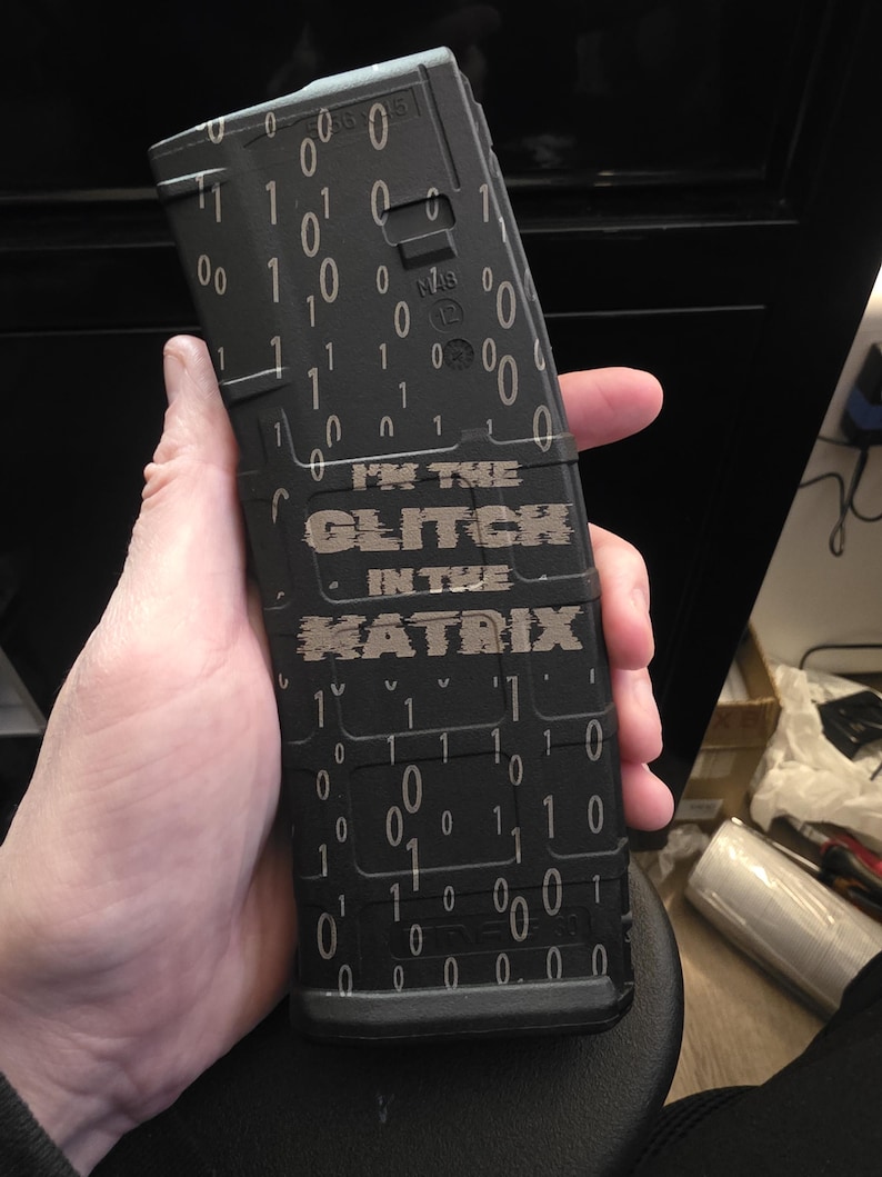 Matrix PMAG Wrap | Fiber Laser Engraving File | Tactical AR-15 Magazine ...
