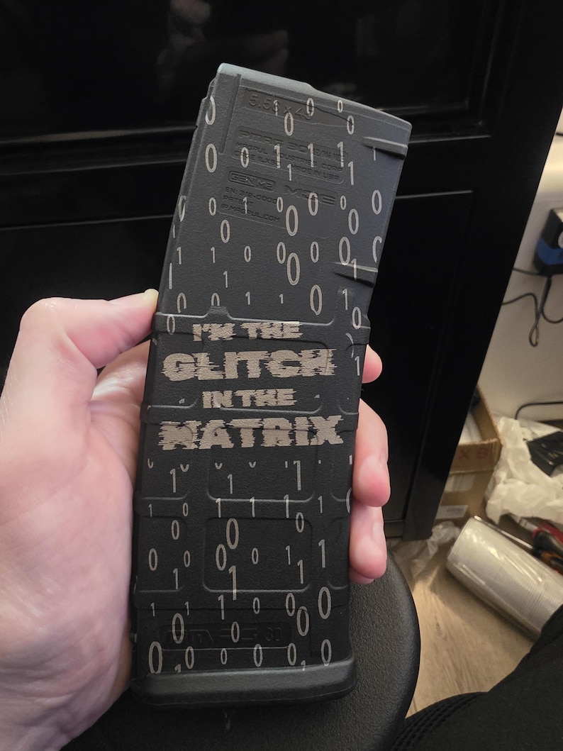 Matrix PMAG Wrap | Fiber Laser Engraving File | Tactical AR-15 Magazine ...