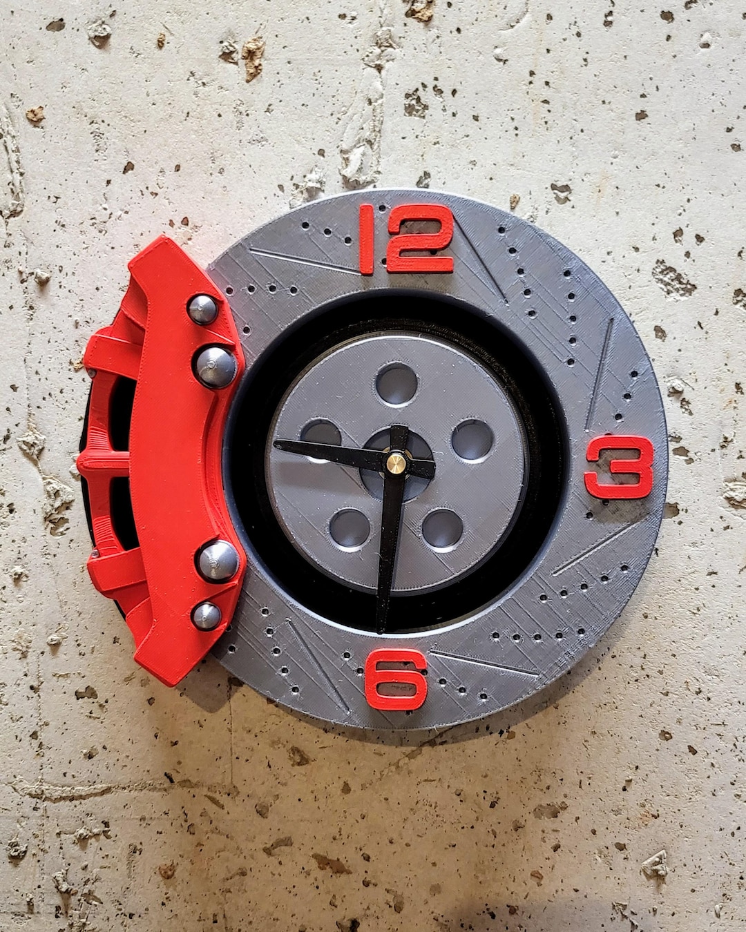 3D Printed Disc Brake Clock - Etsy