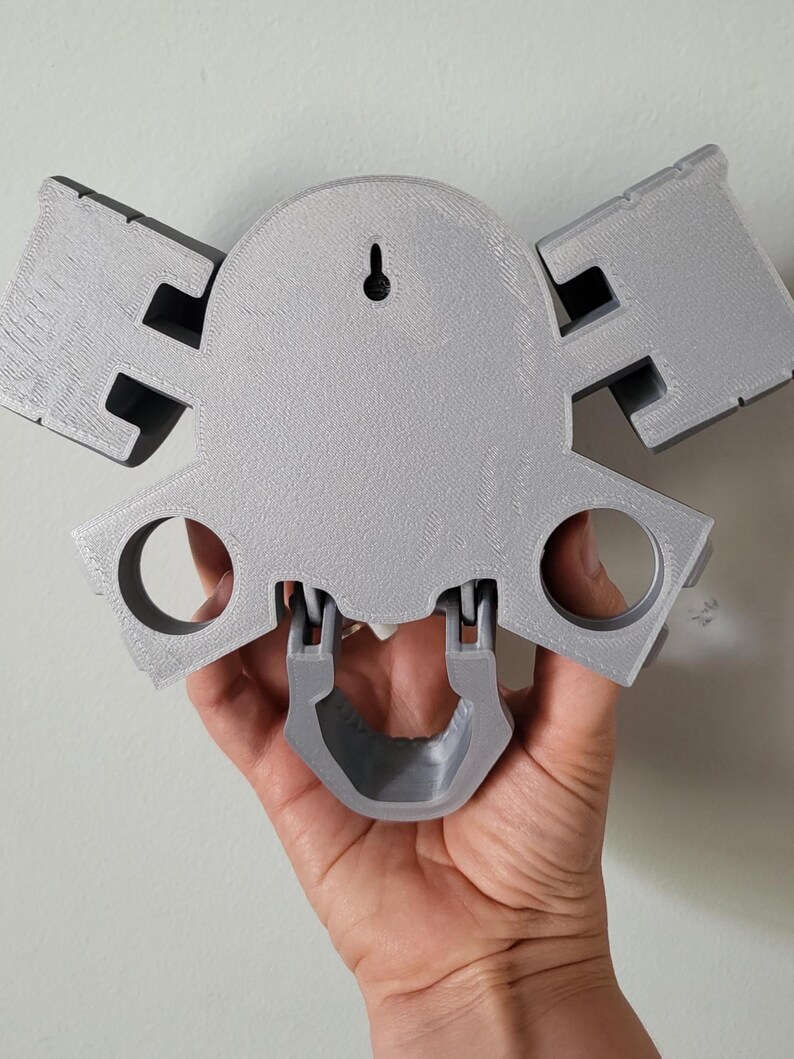 3D Printed Skull and Piston Door Knocker - Etsy