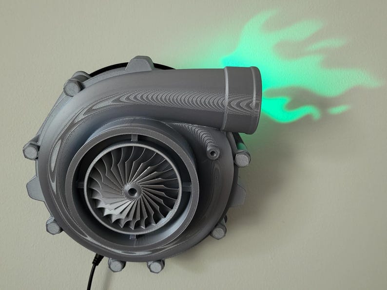 3D Printed Turbo Inferno Wall Lamp - Etsy