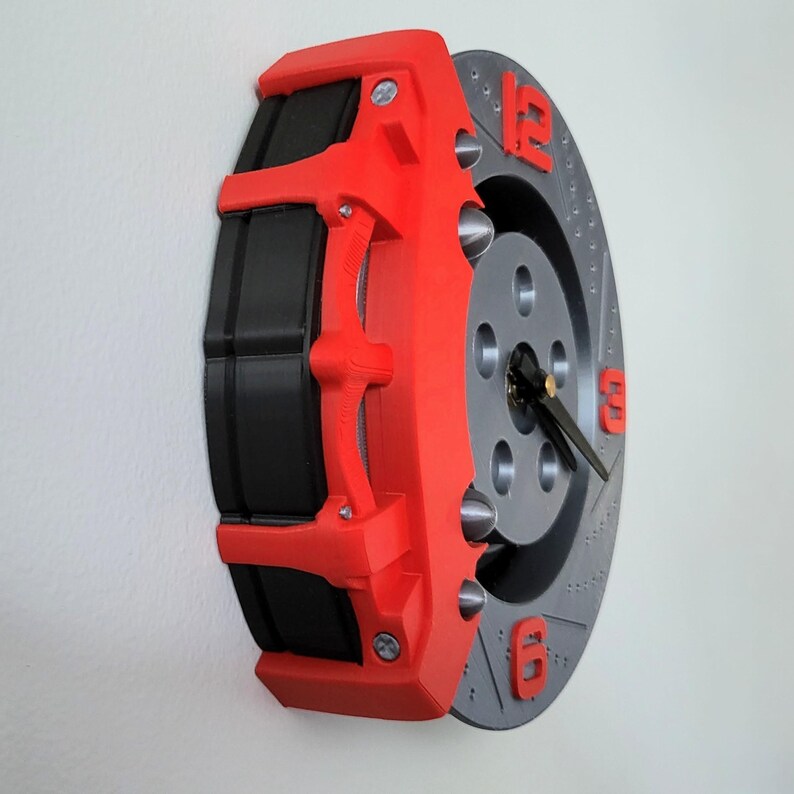 3D Printed Disc Brake Clock - Etsy