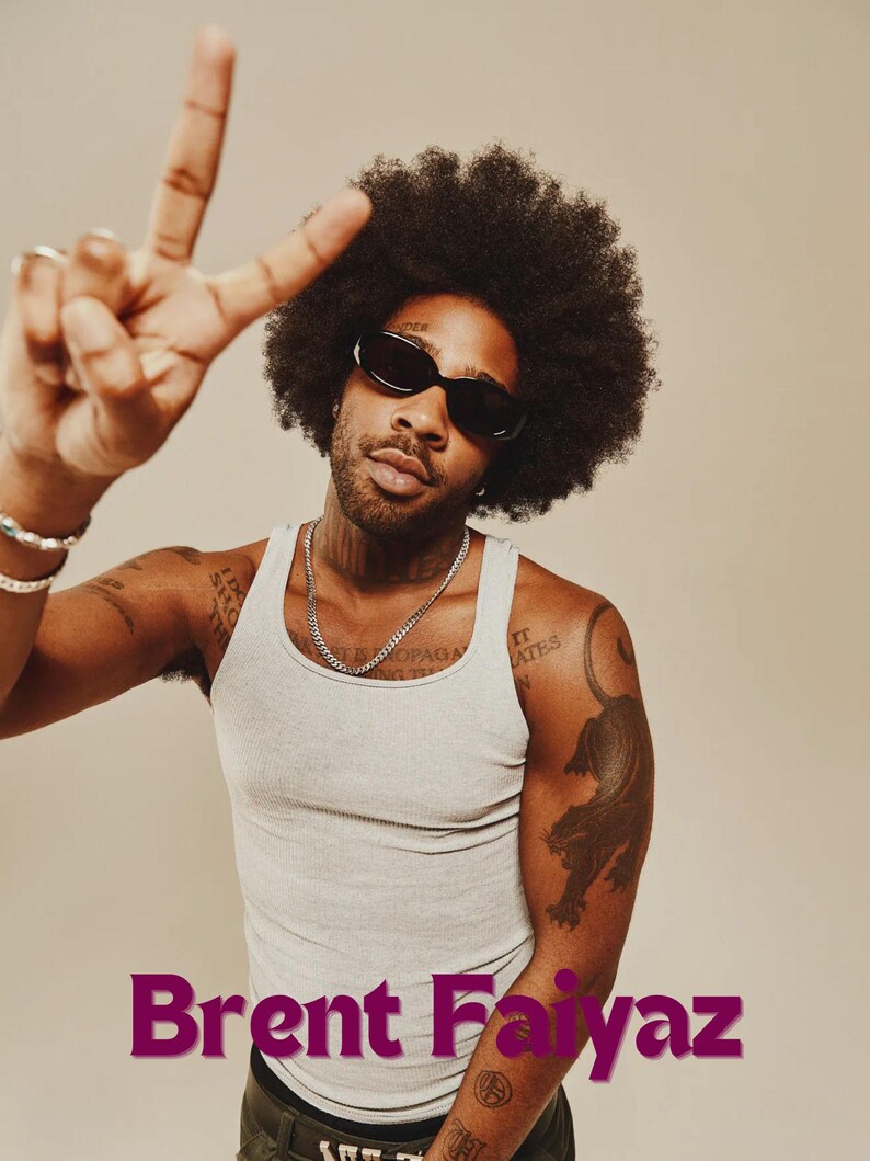 Brent Faiyaz Poster - Etsy