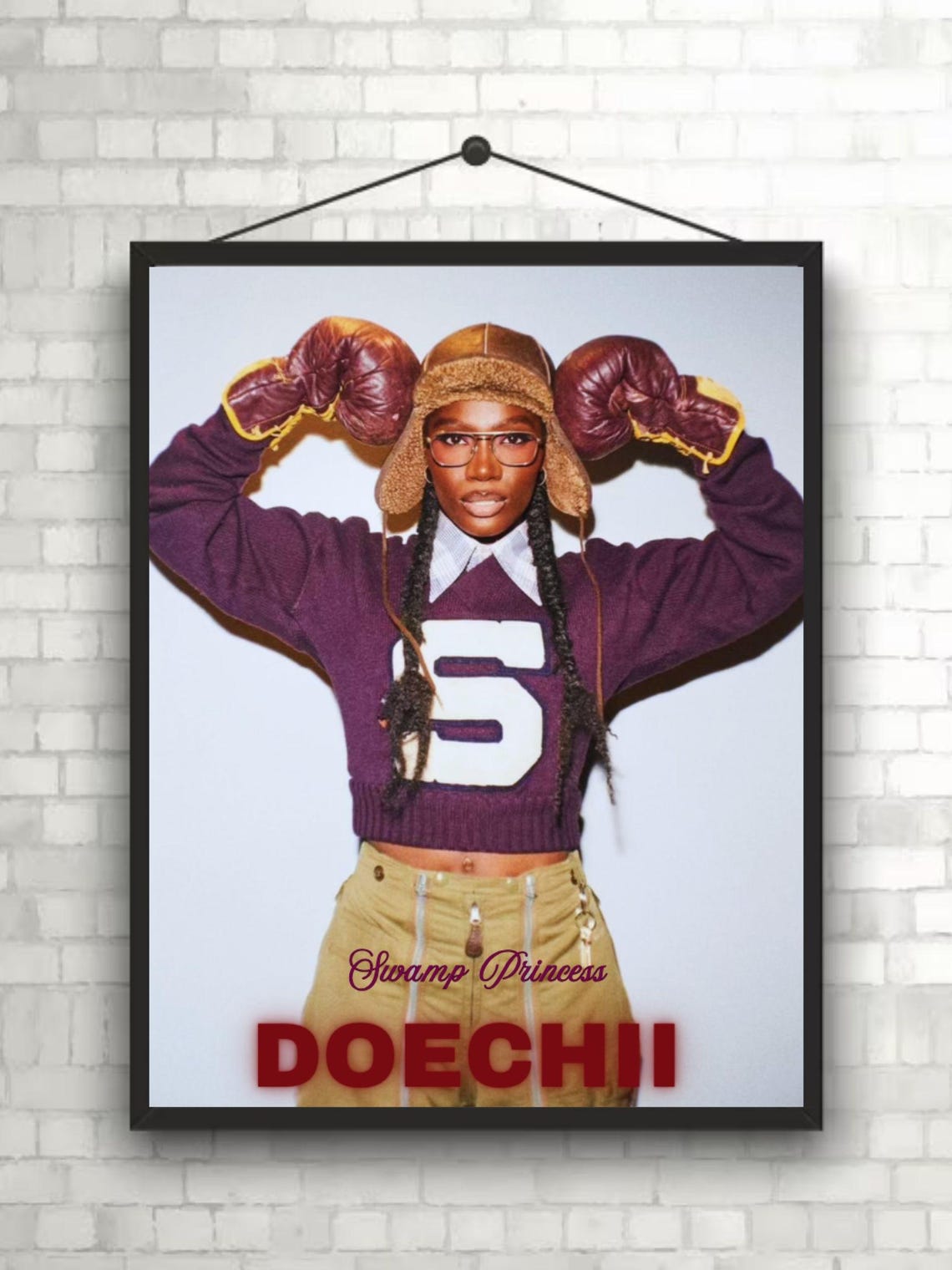 Doechii Swamp Princess Wall Poster - Etsy