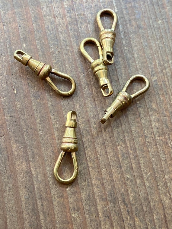 Vintage Solid Brass Swivels - Etsy