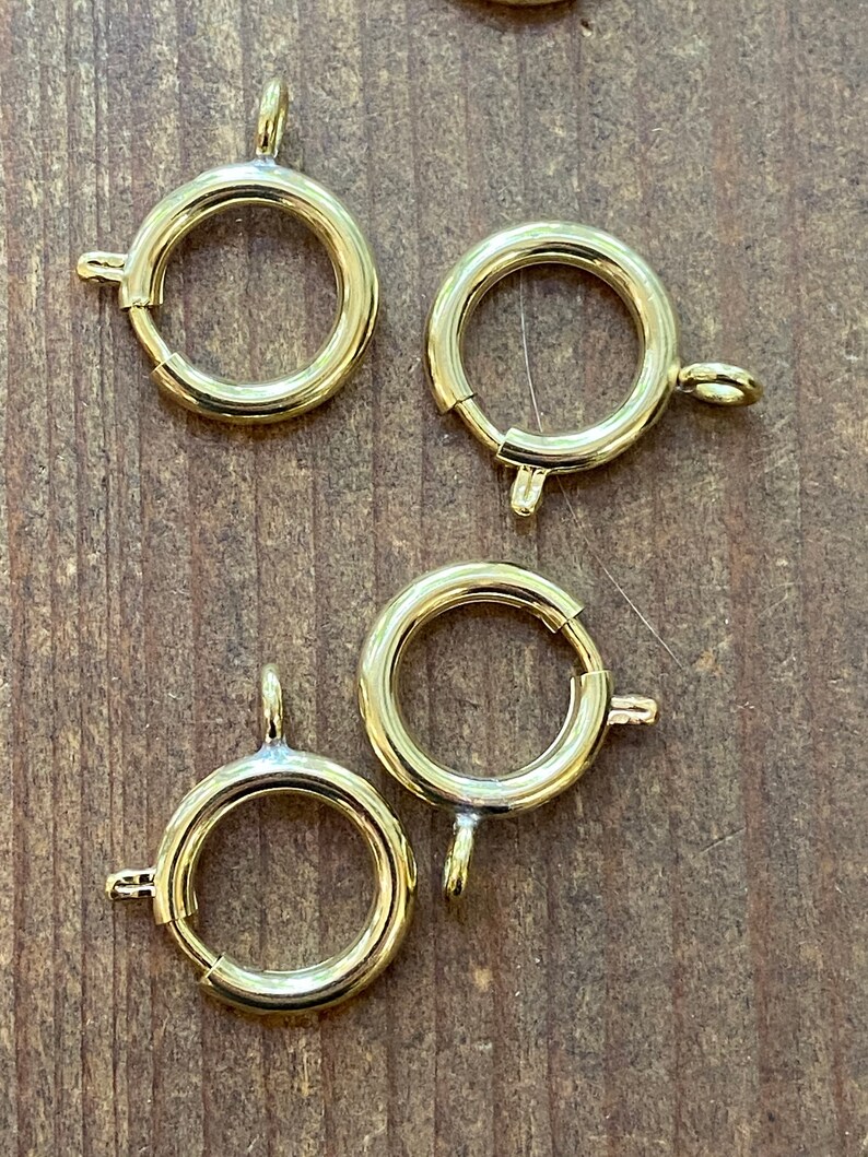 Oversized Spring Ring Clasp in Solid Brass 18mm | Etsy