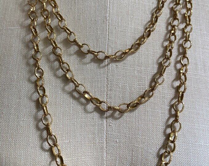 Solid Brass Jewelry Chain - Open Patterned Cable, by the Foot - Etsy