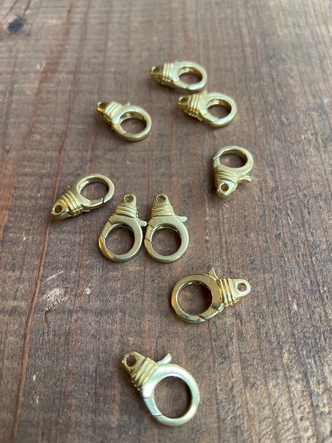 Fancy Brass Lobster Clasp - Etsy