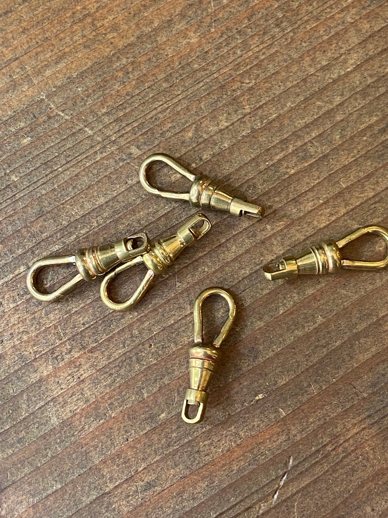 Vintage Solid Brass Swivels - Etsy