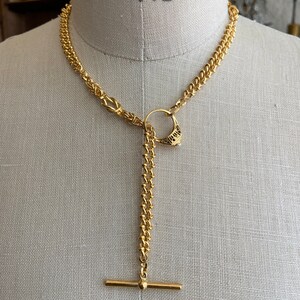 Love Knot Vintage Chain Wrap in Gold Finish - Etsy