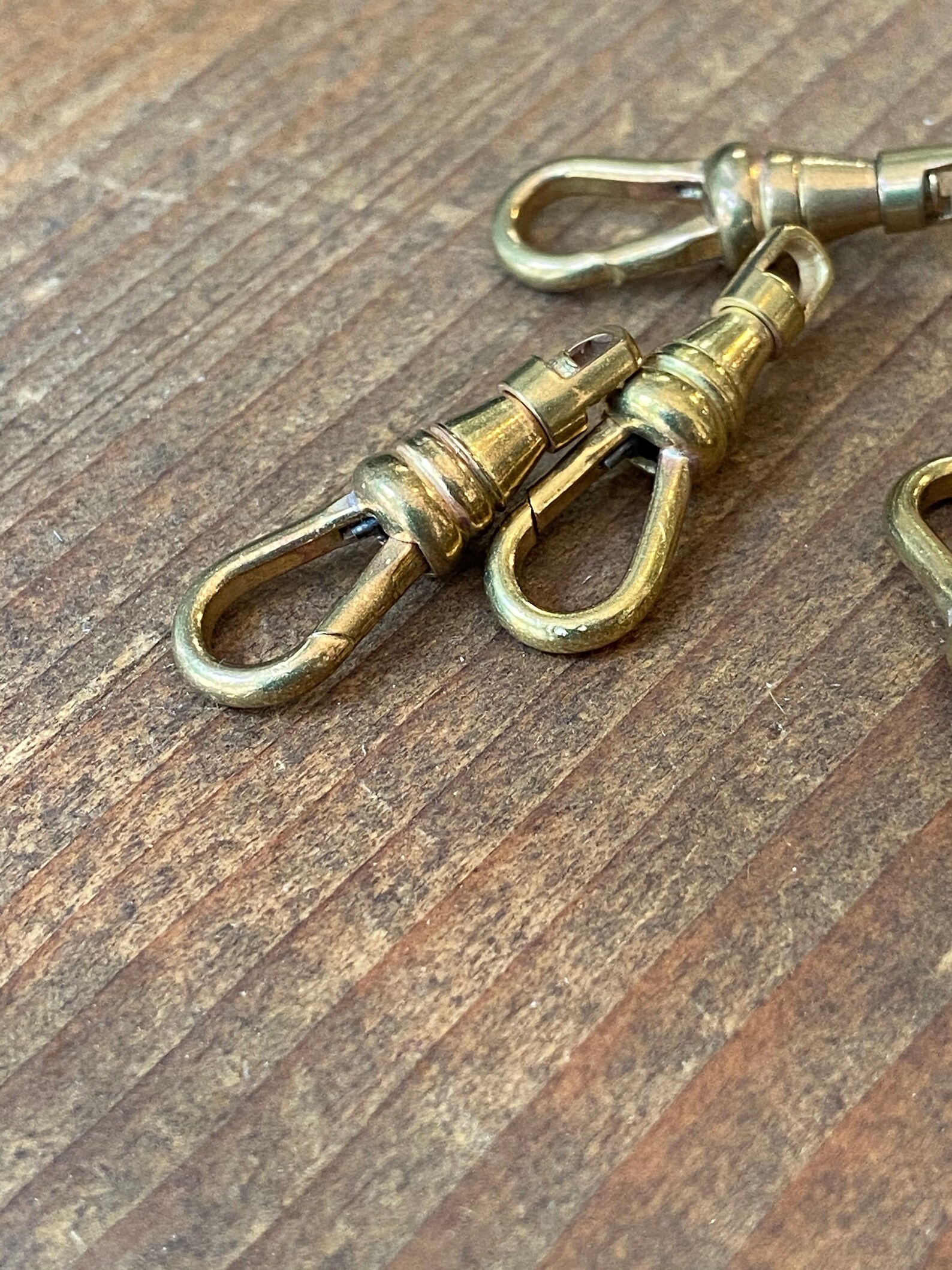 Vintage Solid Brass Swivels - Etsy