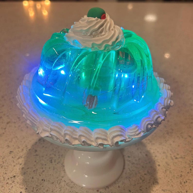 1960’s Shrimp & Olives Large Jello Light Kitschy Resin Retro Sputnik ...