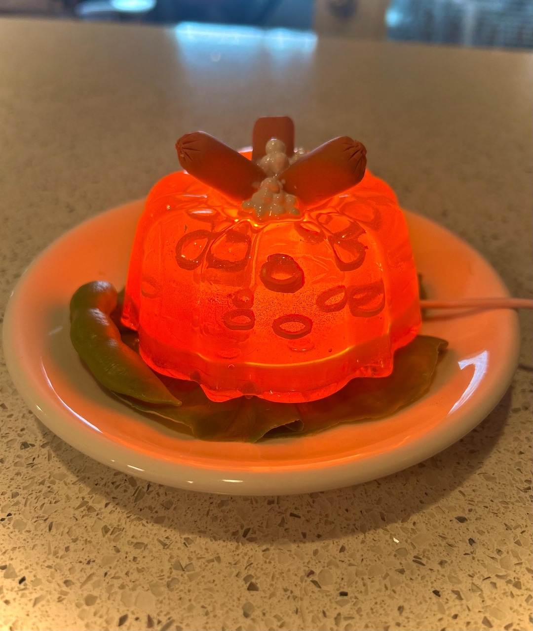 Spaghettios and Hot Dogs 1960’s Light Jello Mold Kitschy Resin Retro ...