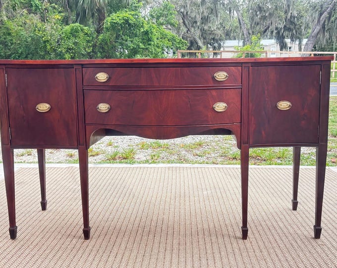 Antique Buffet by Northern Furniture/ Sideboard/ Credenza/federal ...