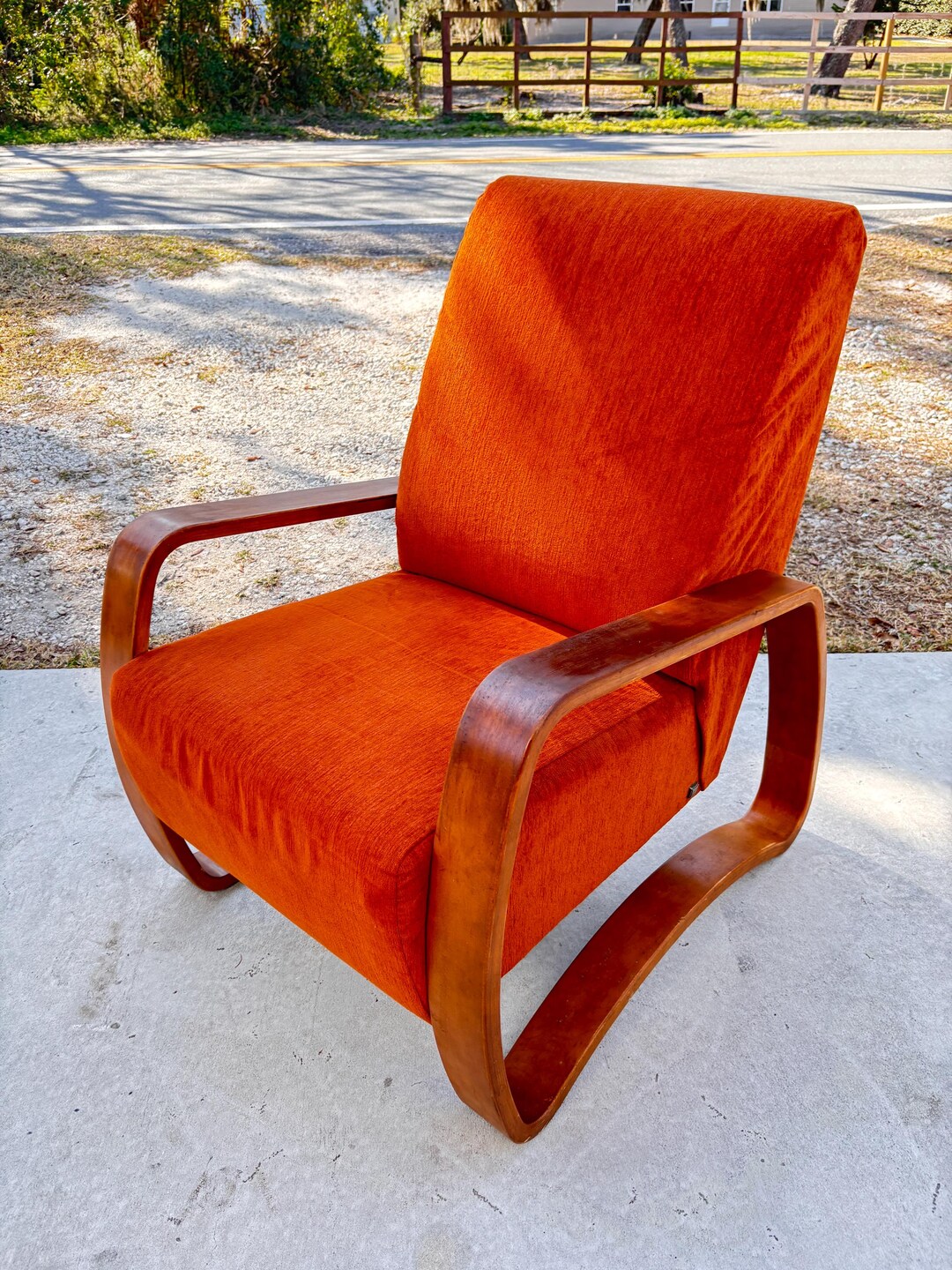 Vintage Art Deco Lounge Chair by Todd Oldham for Lazy Boy/ Mid Century ...