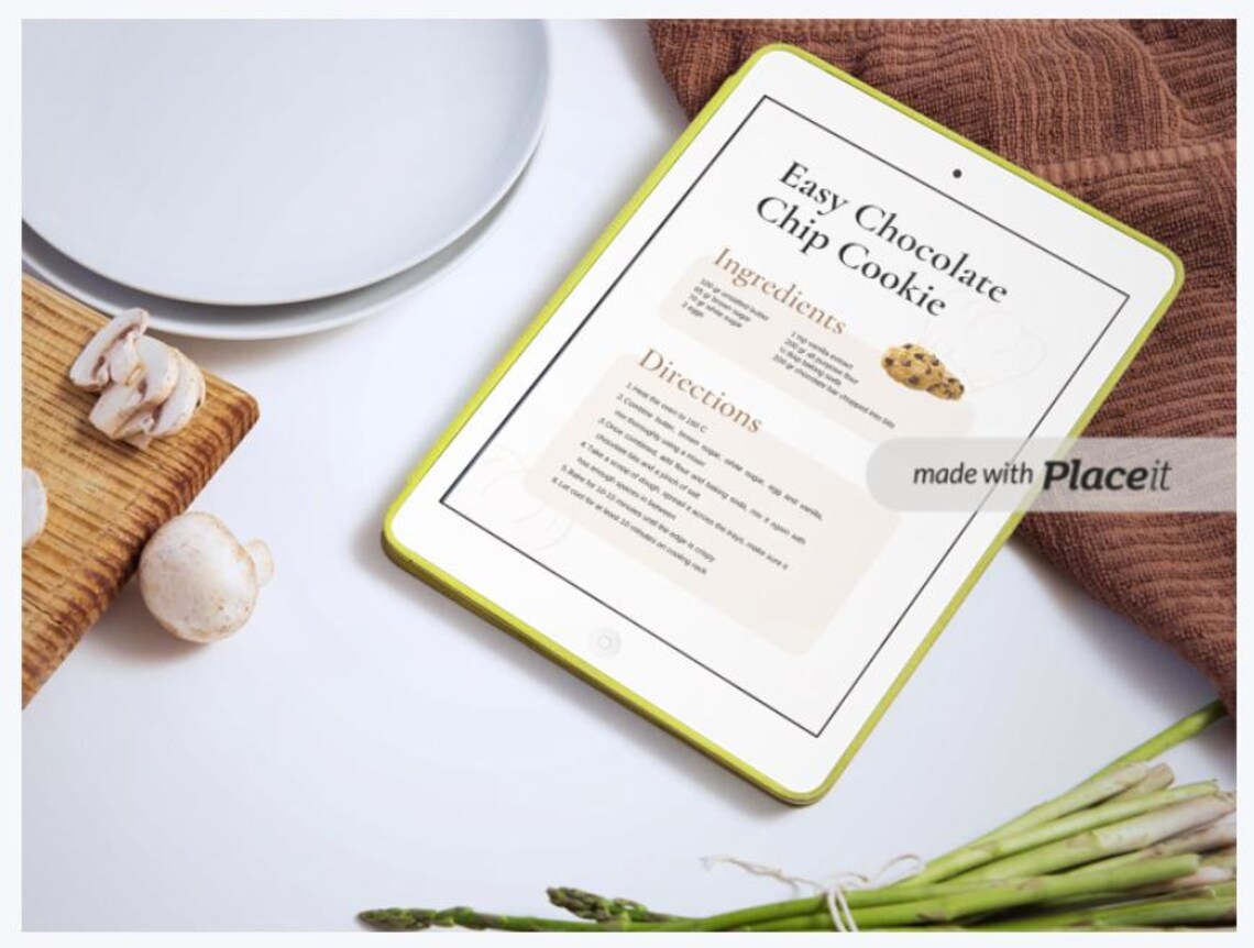Recipe Card Template | Editable and Printable | A4 | Canva Template - Etsy