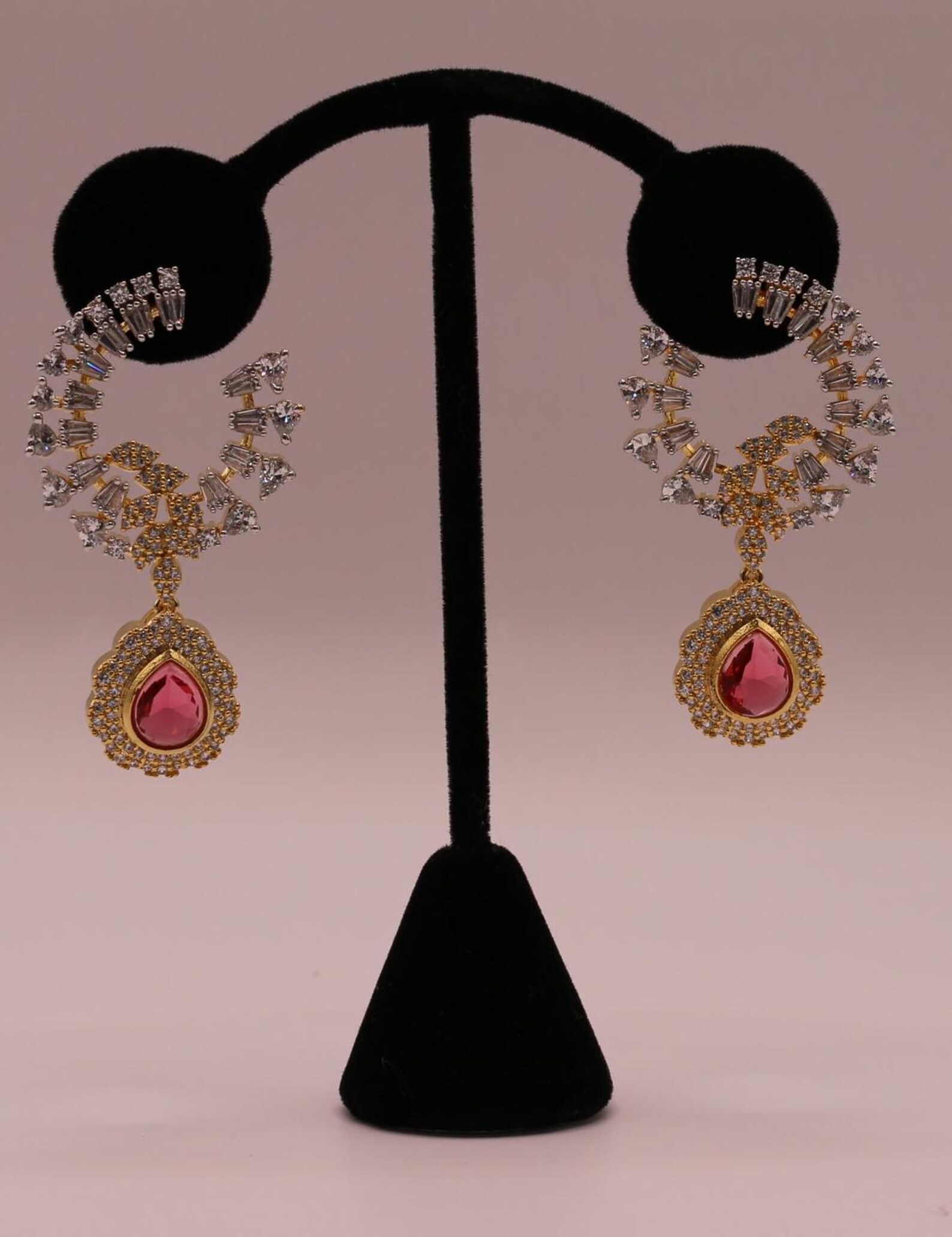 Golden Scarlet Luxe: Vintage Royalty Jewelry Set - Etsy