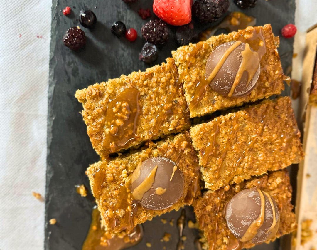 Hazelnutbanana Chocolate Gluten-free Flapjacks | Letter Gift | Homemade ...