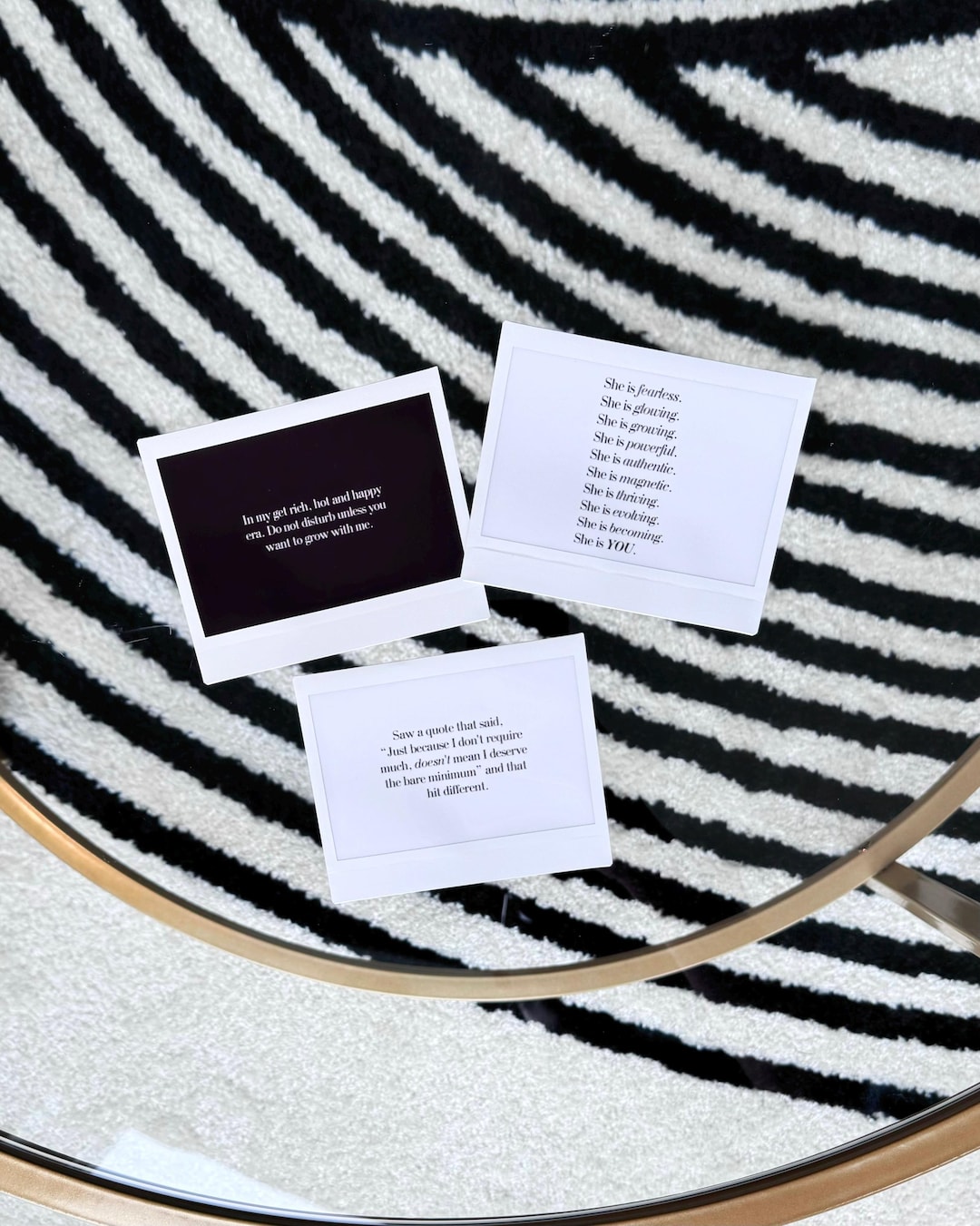 3 Handwritten Quote Polaroids – Personalized Vintage Instant Photos ...