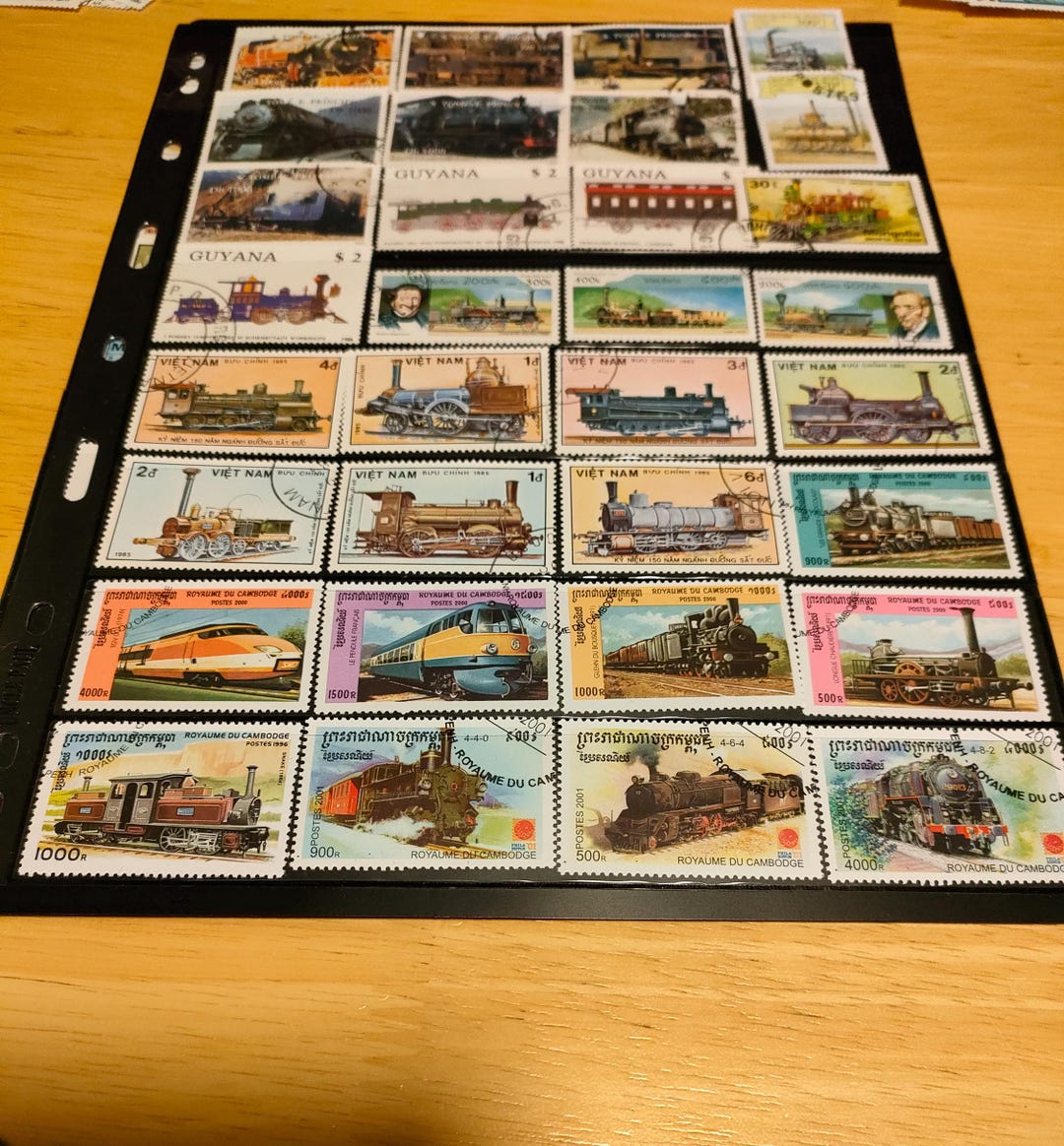 Stamps, Postage Stamps, Philatelists, Art, Multicolored, World, Lot ...