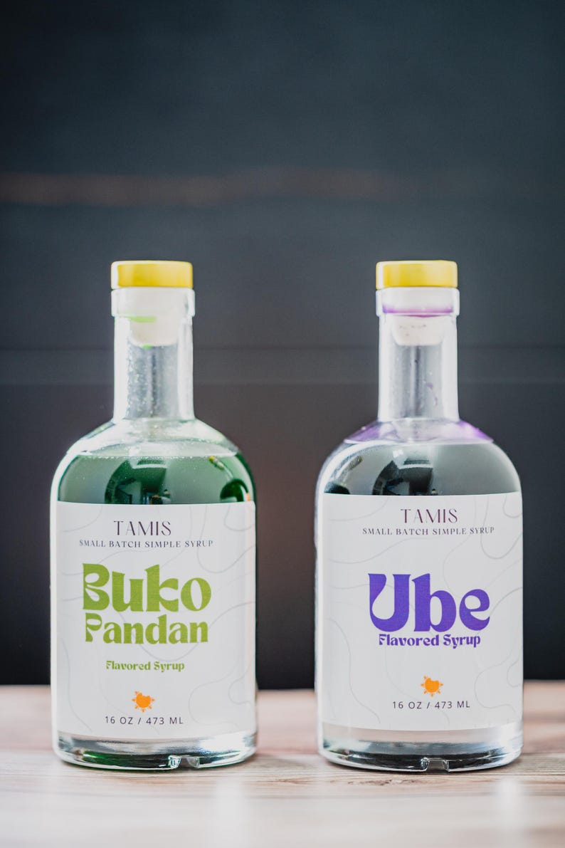 Buko Pandan Flavored Syrup - Etsy