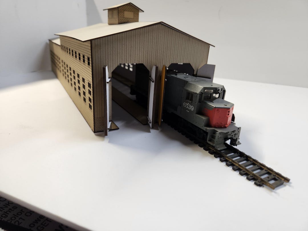 Two Stall Engine House Ho Scale - Etsy