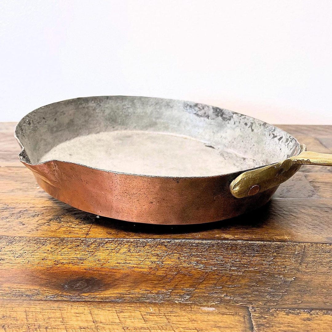 Antique Hand Forged Copper Pan 1800s Cookware - Etsy