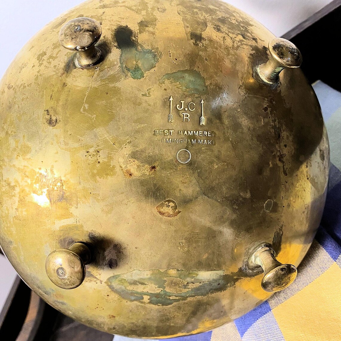 Antique JCB Brass Footed Teapot Toddy Kettle Collector's Item - Etsy