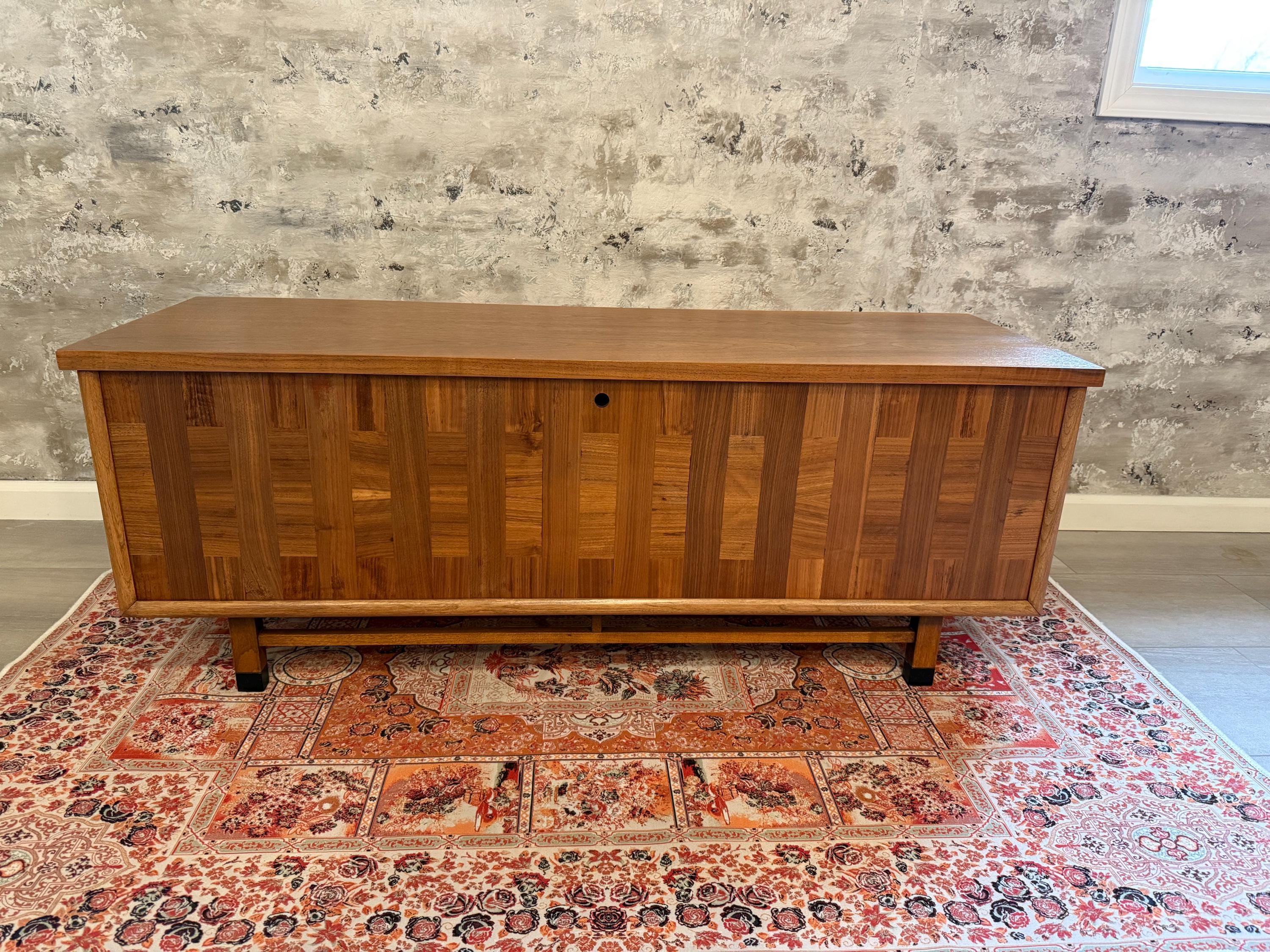 Lane Mid Century Modern Cedar Chest/bench - Etsy