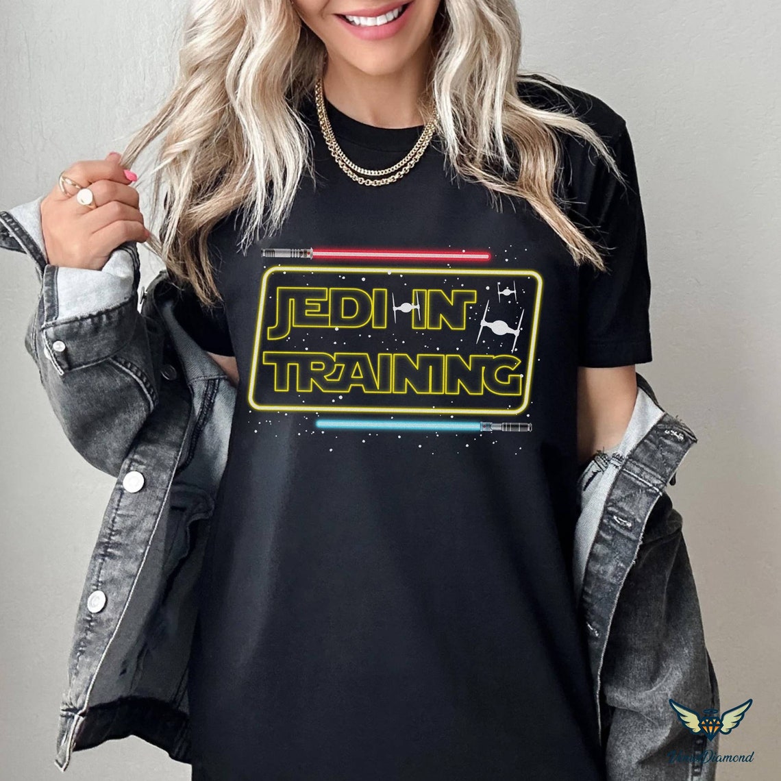 Jedi Master Young Padawan Jedi in Training Shirts, Matching Starwars T ...