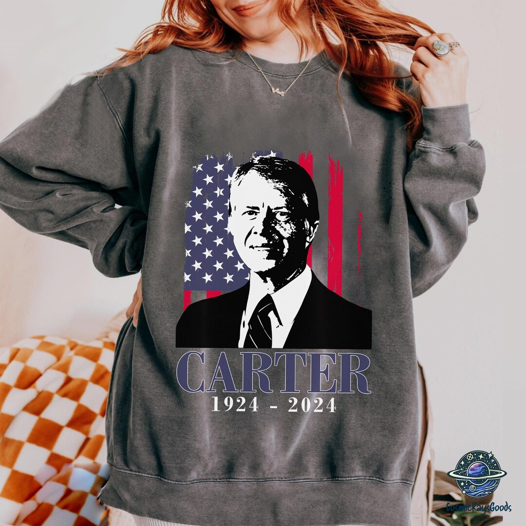 RIP Jimmy Carter Shirt, Jimmy Carter 1924-2024 Shirt, Jimmy Carter ...