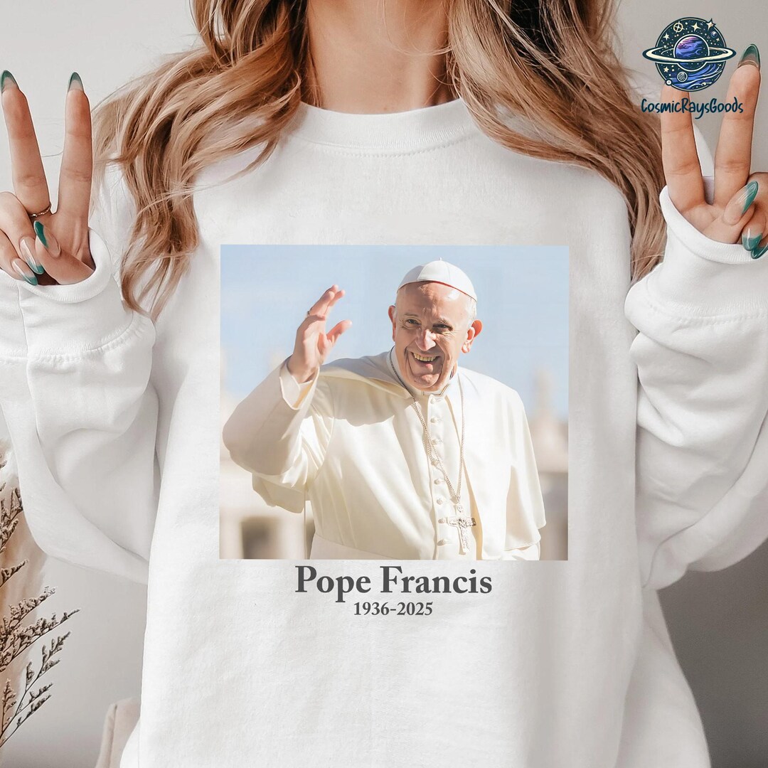 Memorial Papa Pope Francis T-shirt, Thank You Father Pope Francis Shirt ...