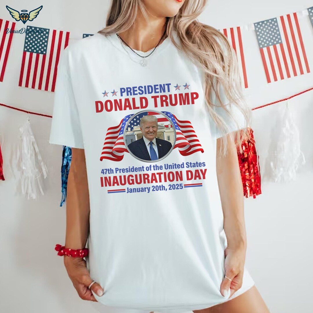 President Donald Trump Inauguration Day Shirt, Trump Won Shirt ...