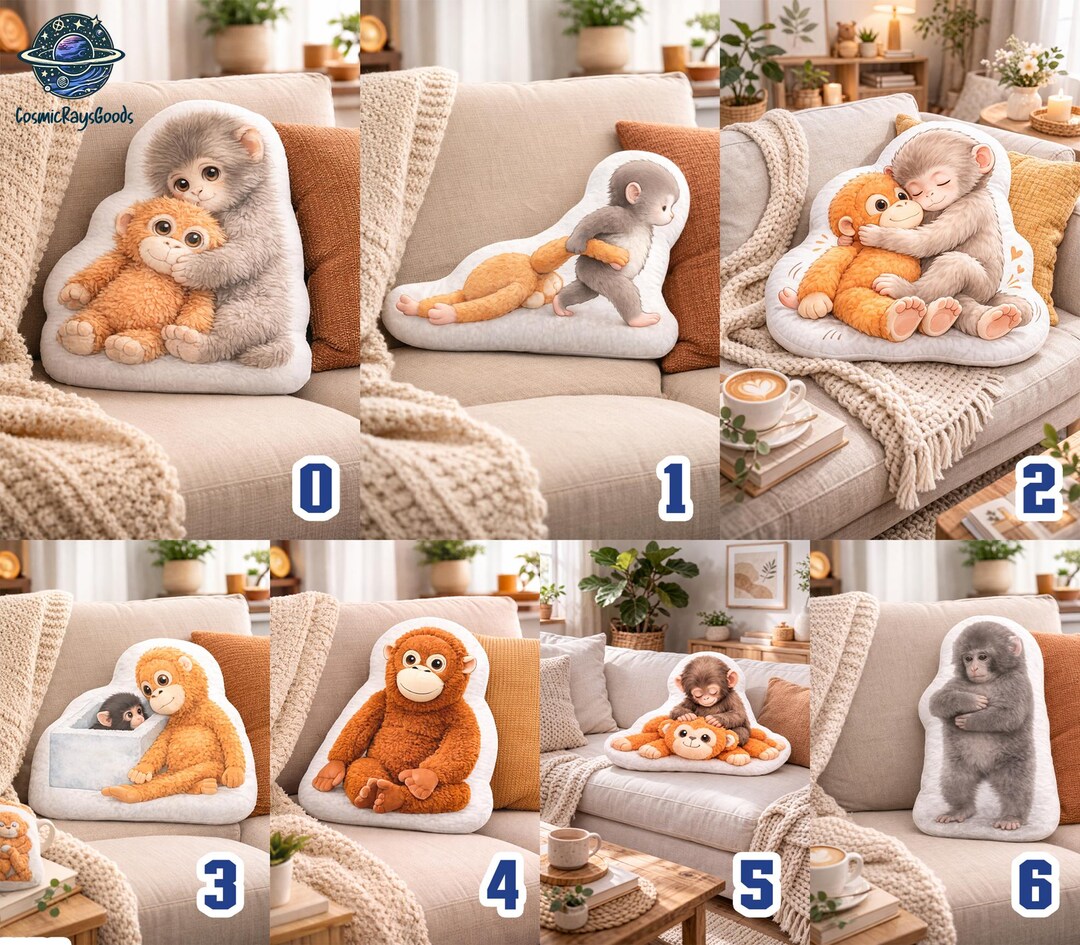 Punch-kun's Ora-mama Plush – Viral Emotional Support Monkey Toy - Team ...