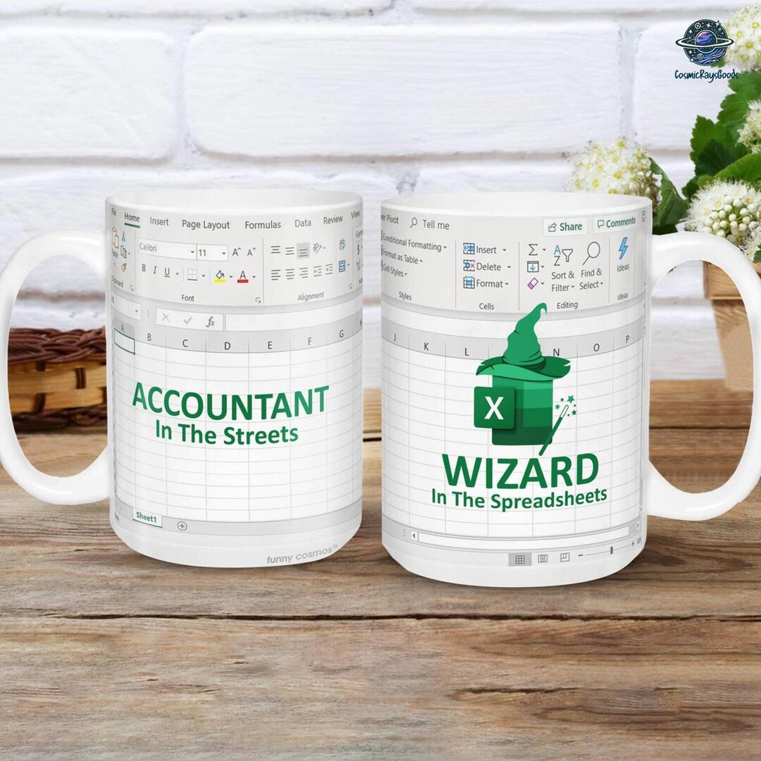 Freak in the Sheets Excel Mug Freak in the Sheets - Wizard in the Spreadsheets Mug Accounting ...