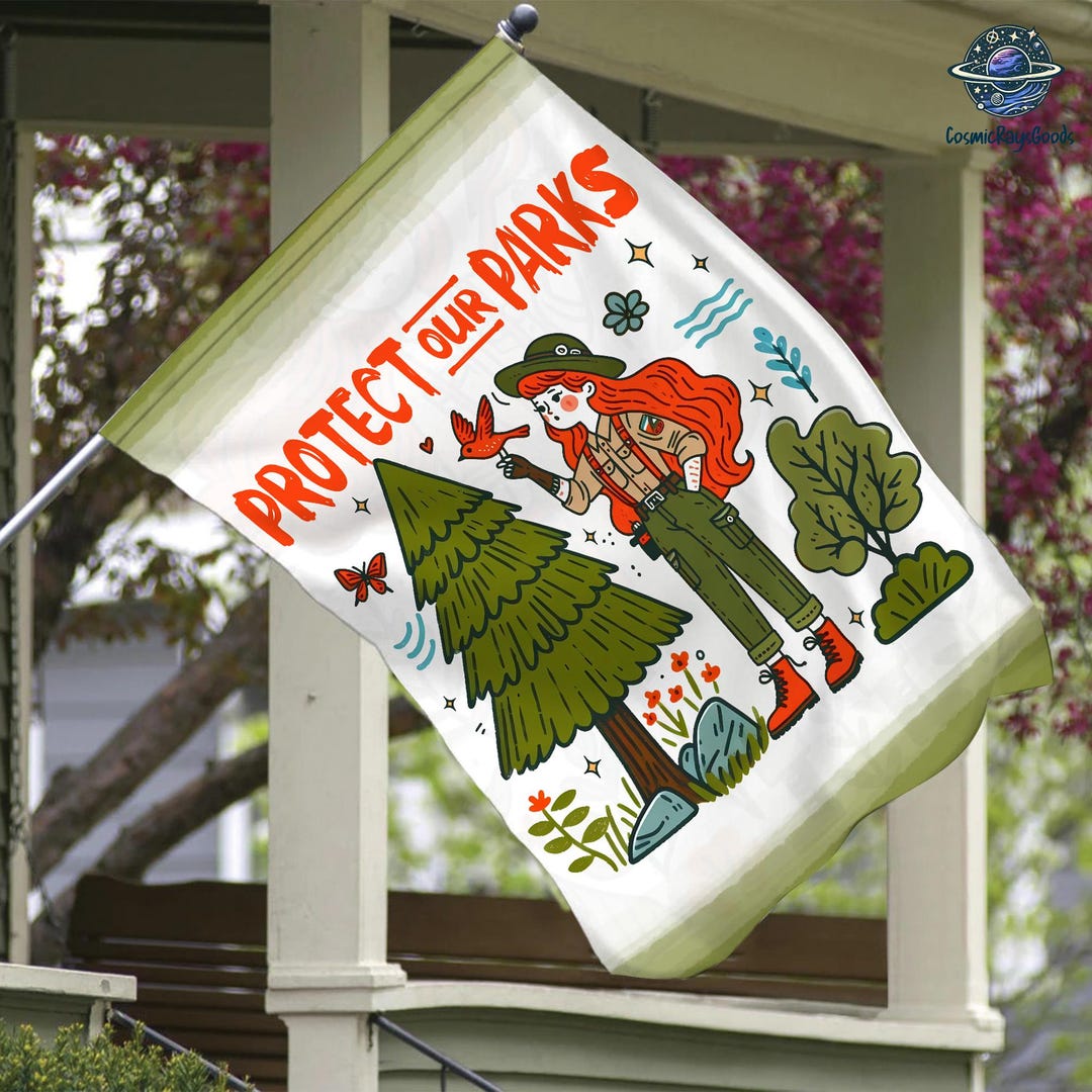 Protect Our Parks Flag, Support National Parks Garden Flag, Parks Over ...
