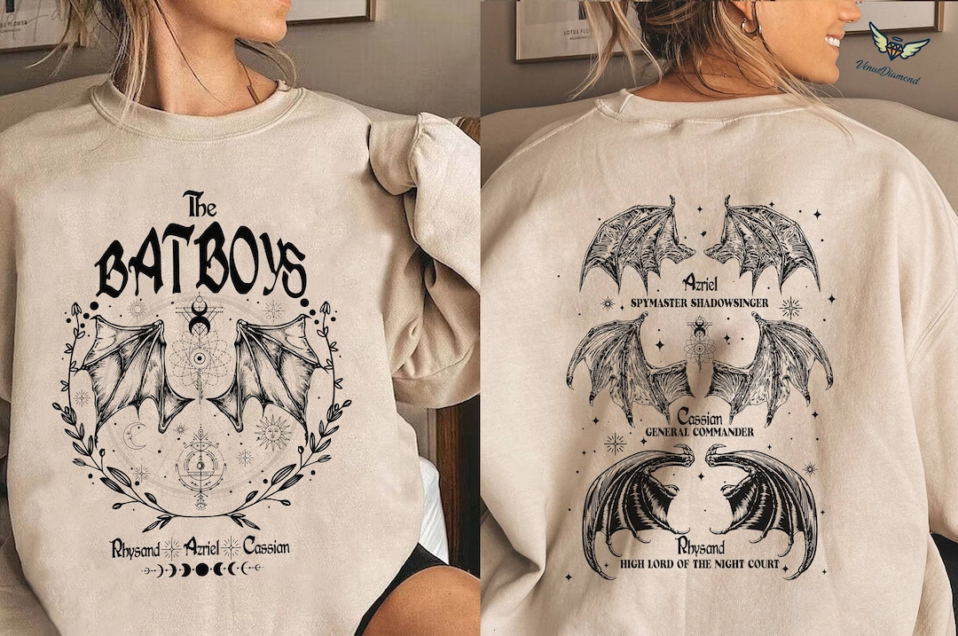 Acotar Bat Boys Sweatshirt, the Night Court Shirt, Illyrians of the ...