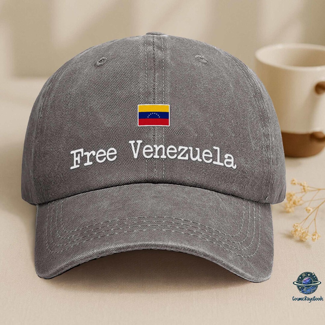 Embroidered Peace for Venezuela Cap, I Stand With Venezuela, Venezuela ...